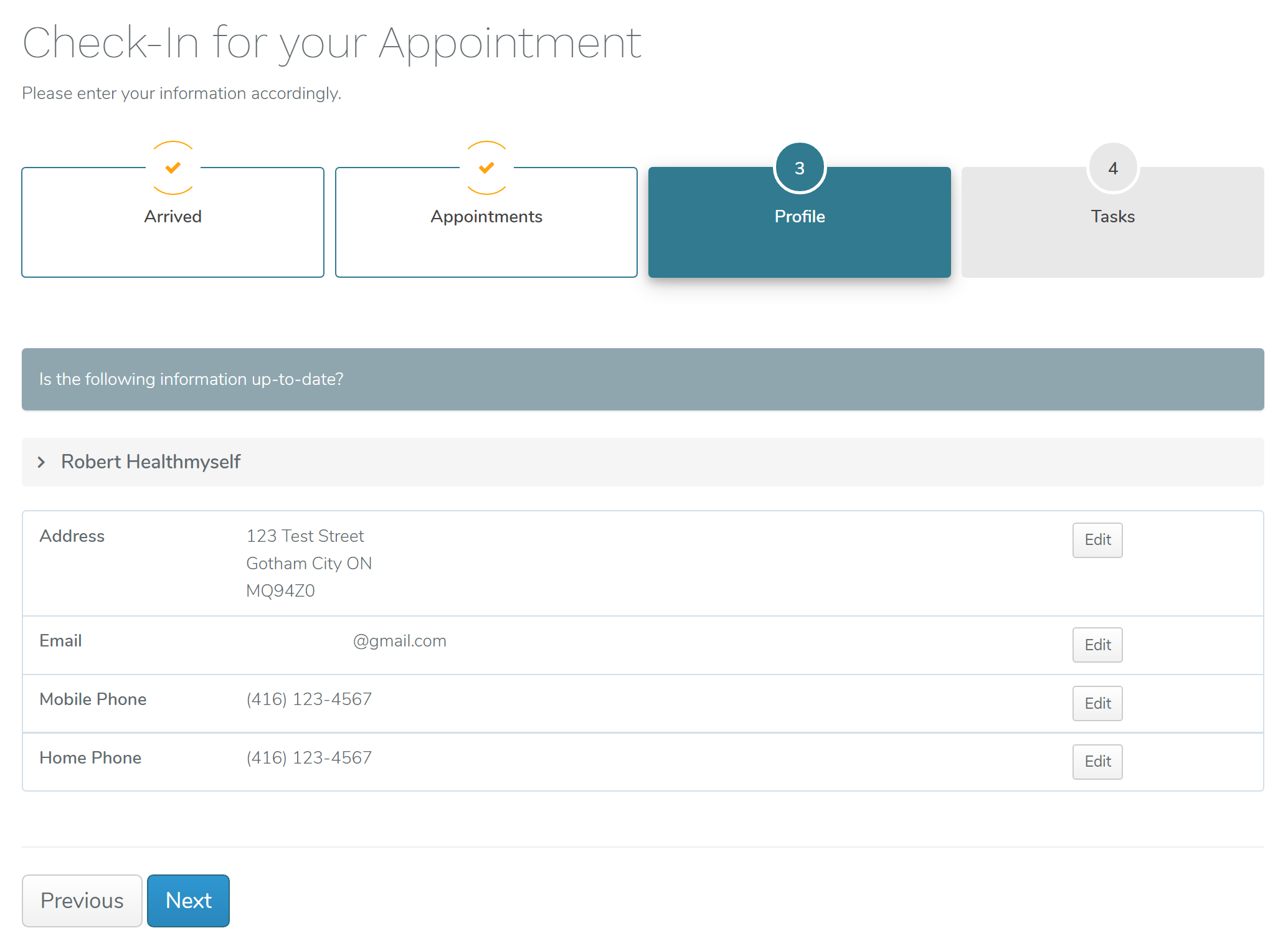 Checking in with the Check-In Email